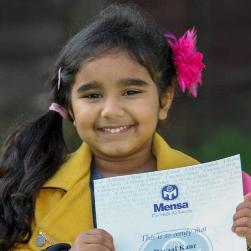Dayaal Kaur, a British child genius who approaches Einstein's ...