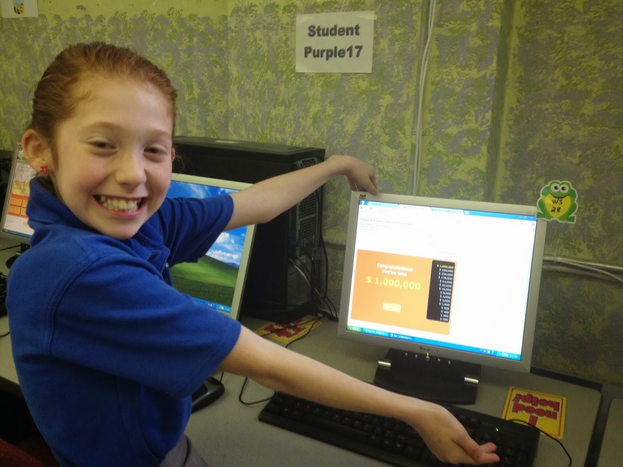 Our Lady of Peace School: 6th grade computer challenge.....