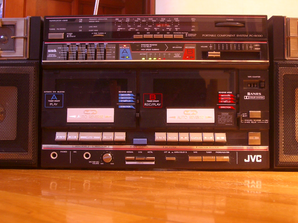 МАГНИТОЛиЯ - бумбоксы, магнитофоны и магнитолы!: JVC PC-W330LS