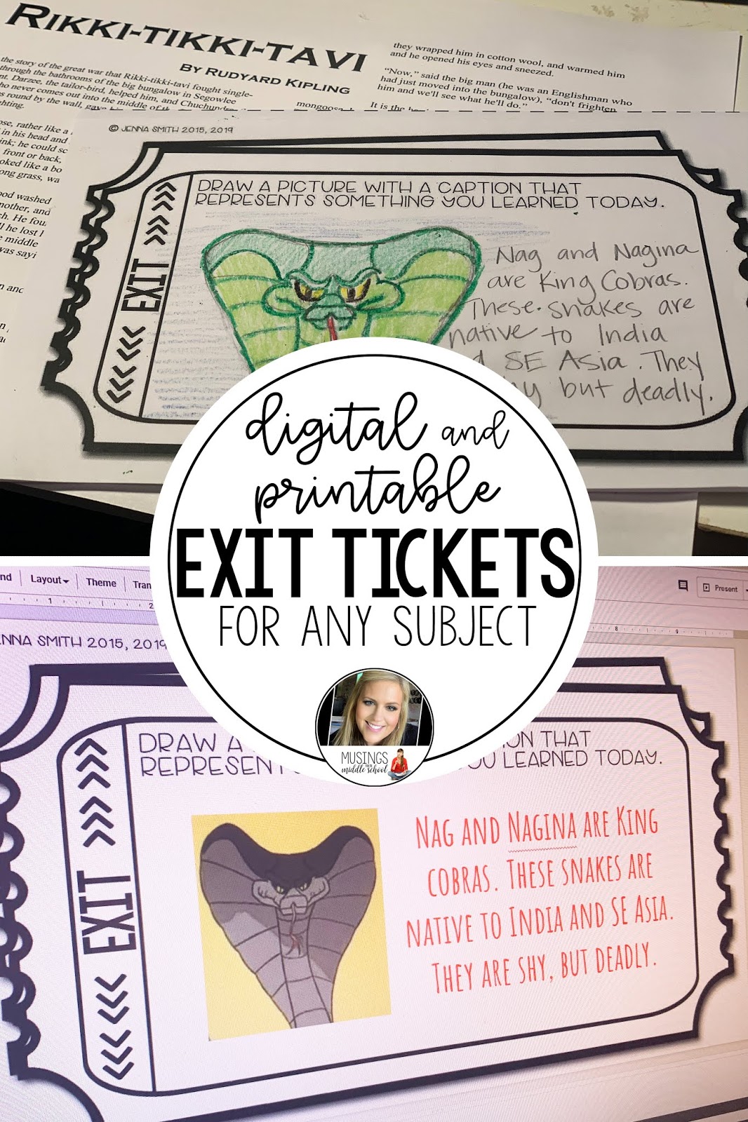 Using Exit Tickets for Formative Assessment - Musing From The Middle School