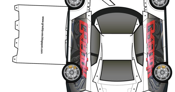 SP. Papel Modelismo: PaperCraft - R35 GTR