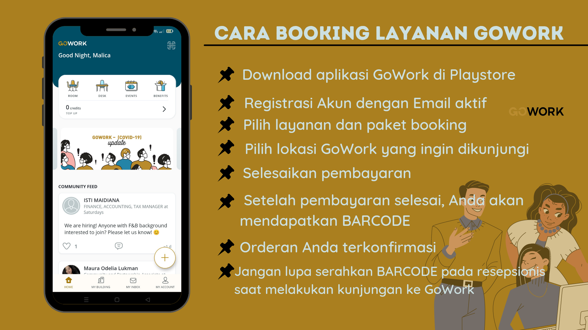 GoWork, Tempat Kerja Ideal untuk Bisnis Start Up | Malica Ahmad