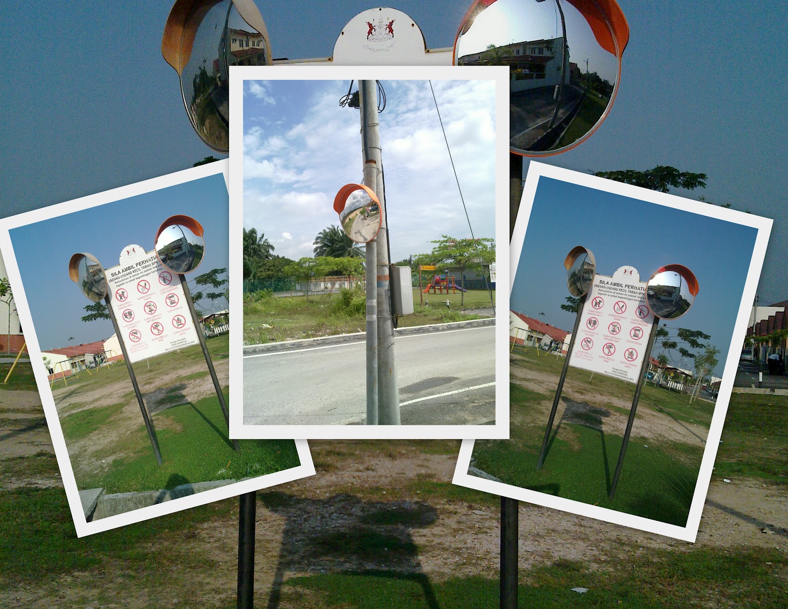 TAMAN DESA PERMAI 3: Cermin Bulat Simpang Jalan