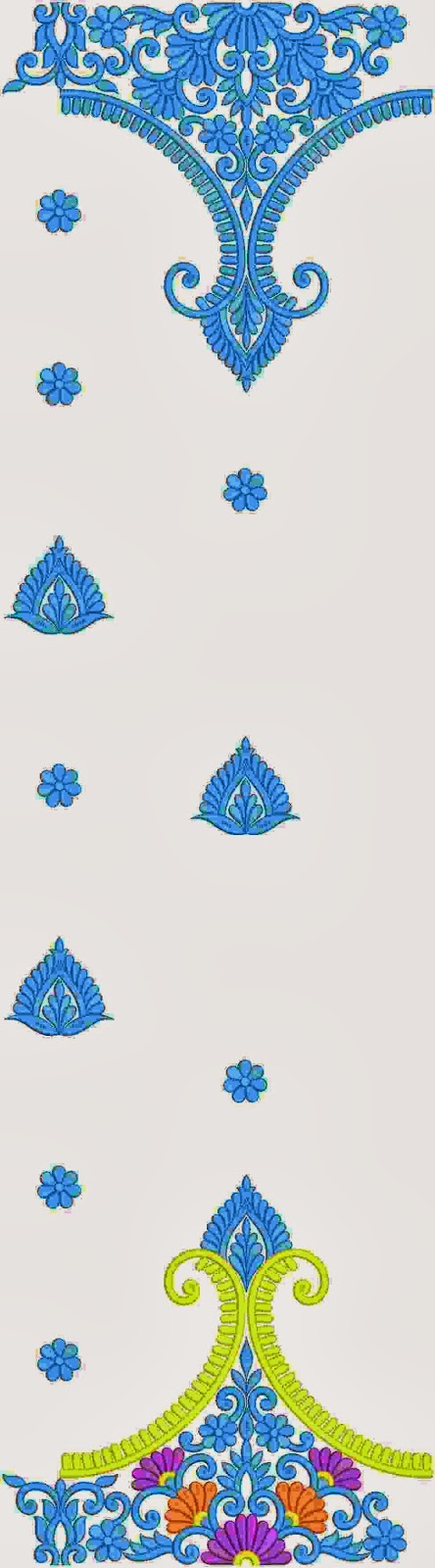 EmbDesignTube: Fancy Dupatta Designs For Wedding Parties Dresses