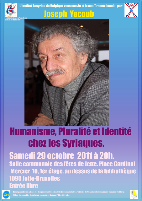 Suffrage Universel: 29/10 20h conférence de Joseph Yacoub
