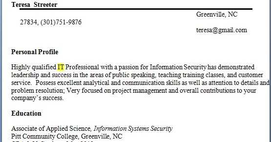 IR Technologies Sample Resume Format in Word Free Download