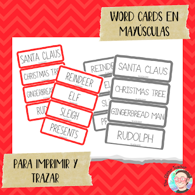 [FLASH CARDS] Símbolos Navideños - The Glitter Teacher