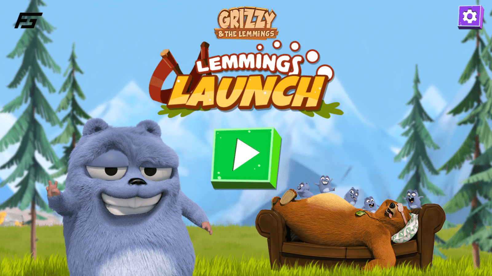 Lemmings Launch - HTML5 Shooting Game