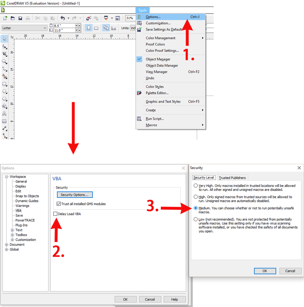 How to install the CorelDraw plugin for RDWorks