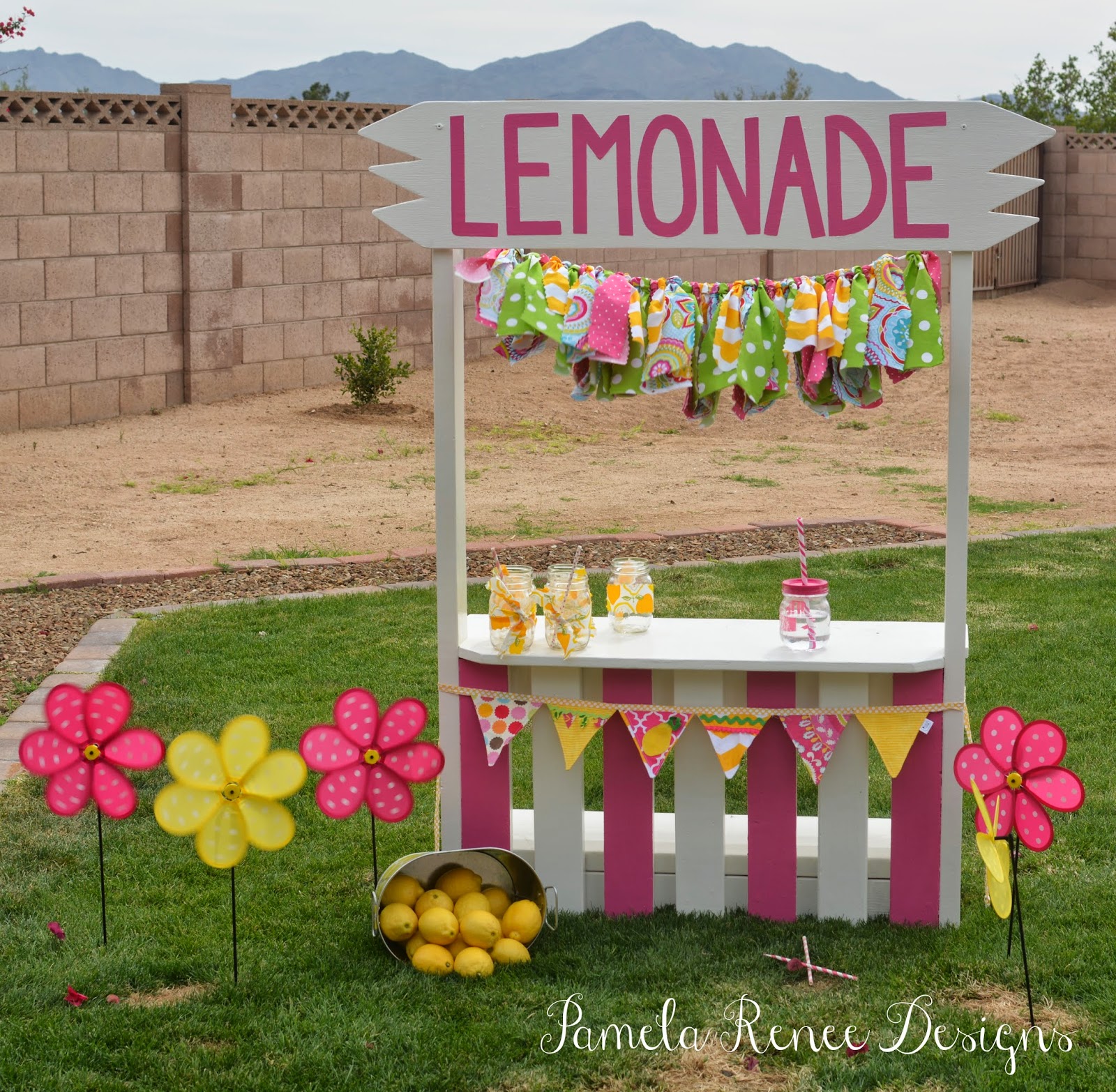 Pamela Renee Designs: Pink Lemonade Themed Birthday Party