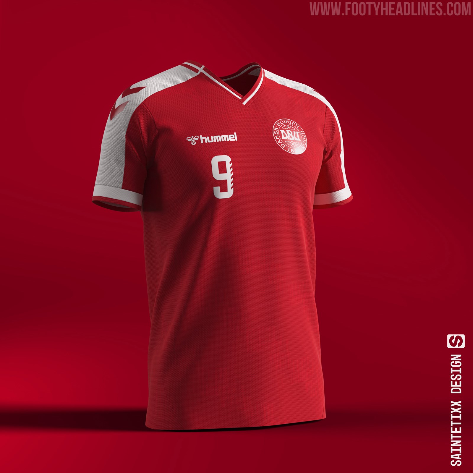 Denmark Euro 2020 Concept Home Kit - Hummel Denmark Kits Still Not ...