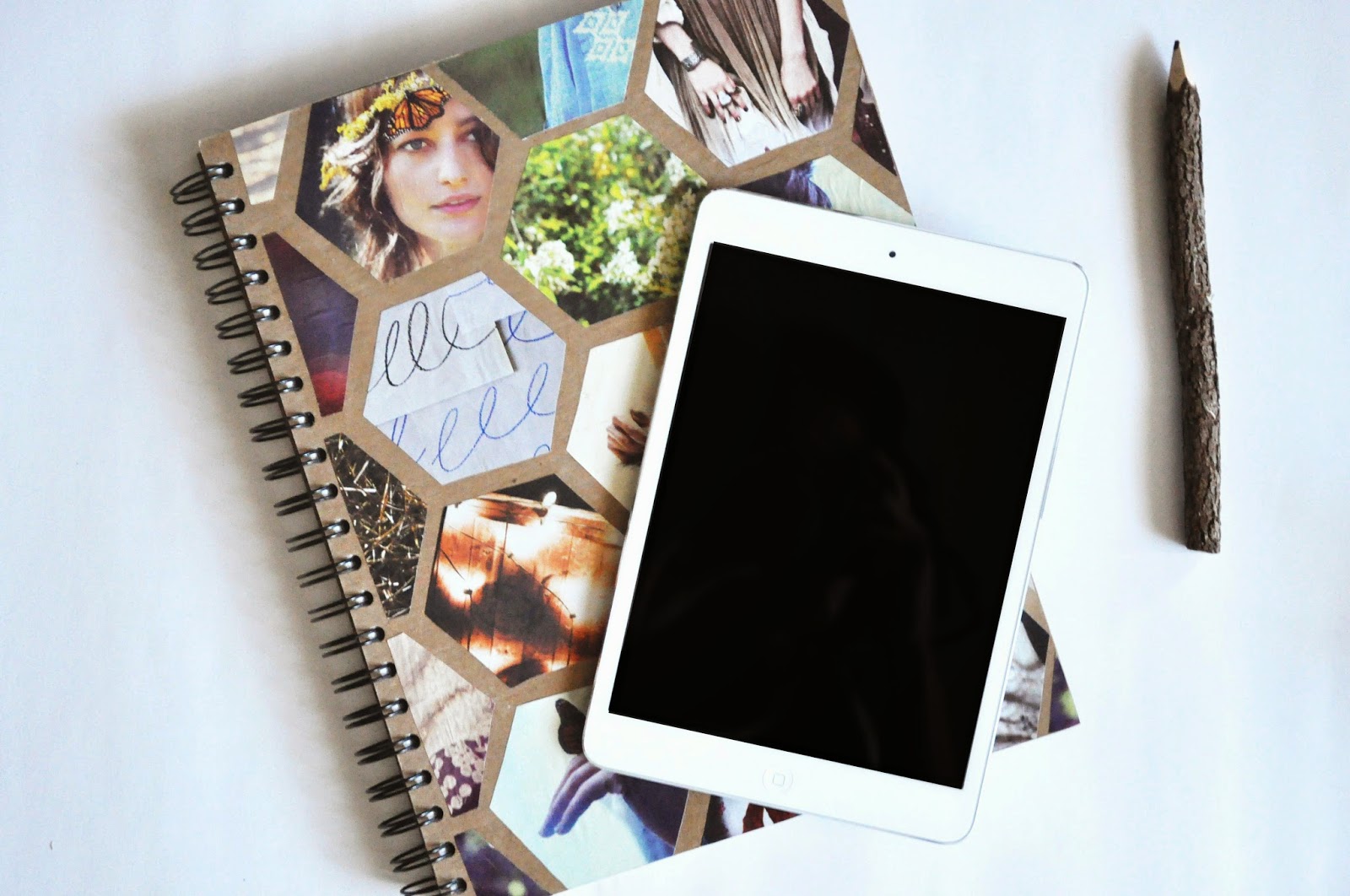 Pie N' the Sky: M A K E :: hexagon notebook