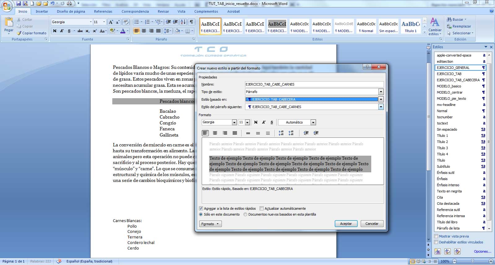 WORD: WORD_TUT_10_tabulaciones