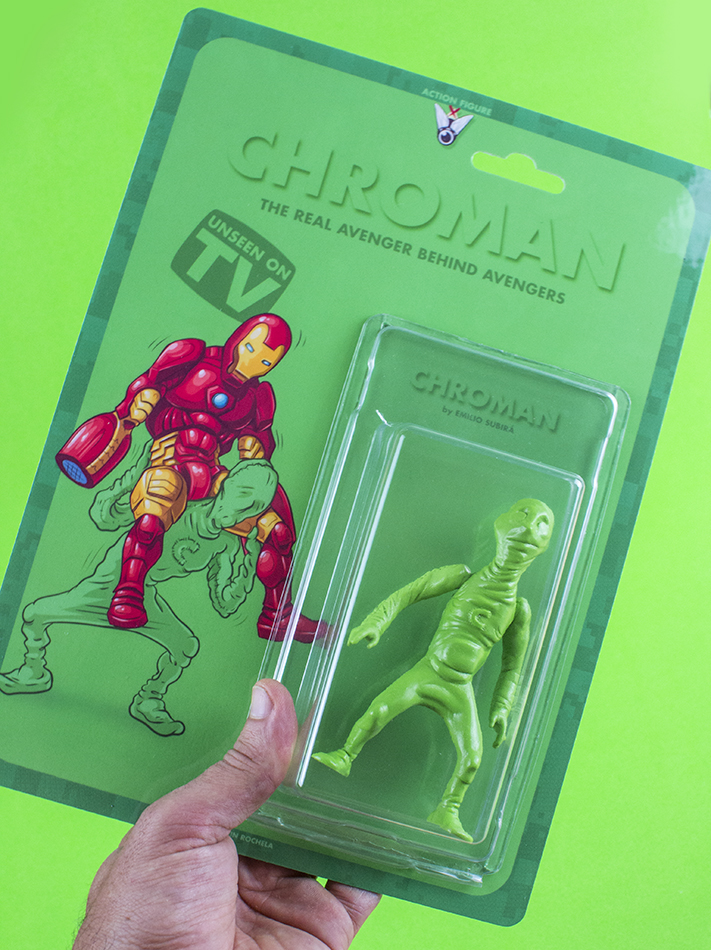 Introducing the real Avenger behind Avengers: CHROMAN! by Emilio Subirá