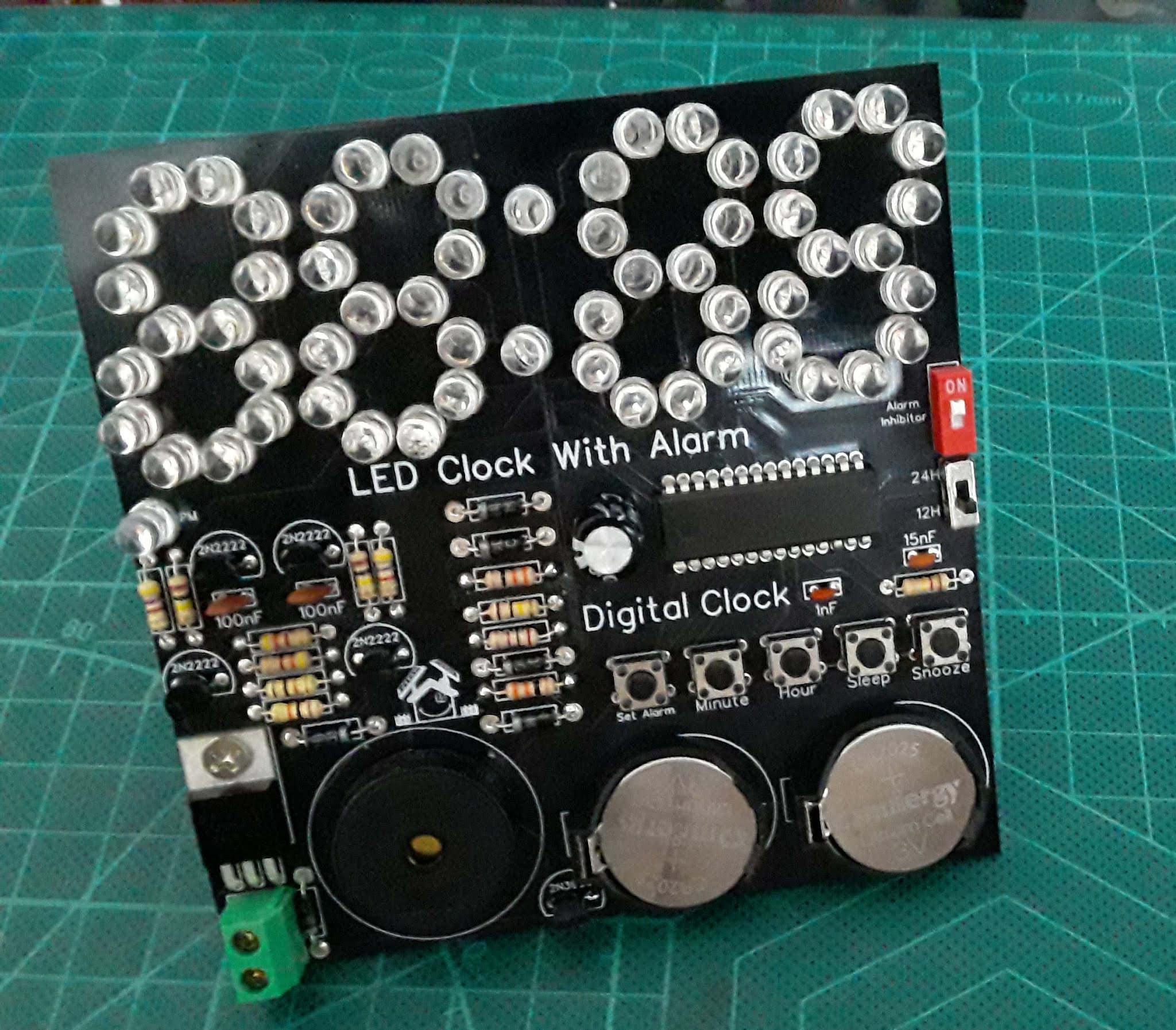 24Hr Digital LED Clock Without using Microcontroller ~ Simple Projects