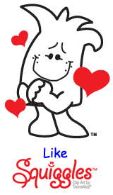 Squiggles™ Clip Art: Valentines Day Clip Art Featuring Squiggles with ...