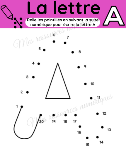 TÉLÉCHARGEZ GRATUITEMENT LE PDF de l'activité sur la lettre A