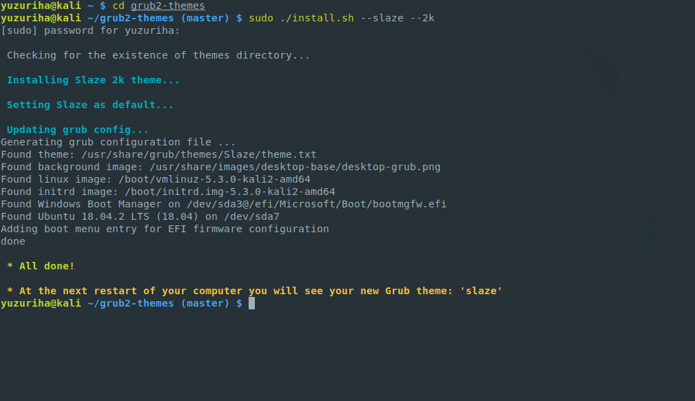 Mempercantik Tampilan Grub dengan Flat Design Theme - LinuxSec