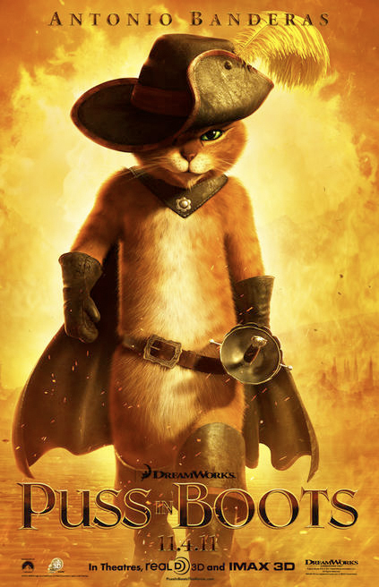 Póster y trailer de "El Gato con Botas"