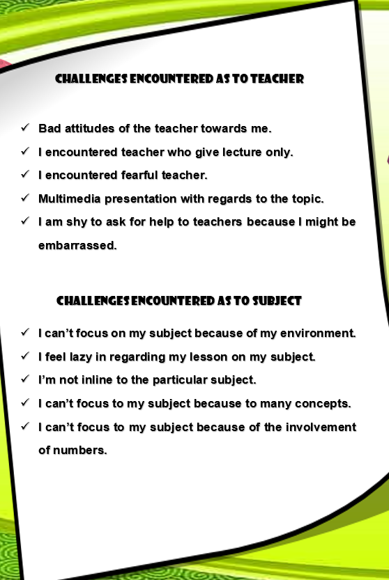 CHALLENGES ENCOUNTERED BY THE SENIOR HIGH SCHOOL STUDENTS OF MALALINTA challenges-encountered-by-the-senior-high-school-students-of-malalinta