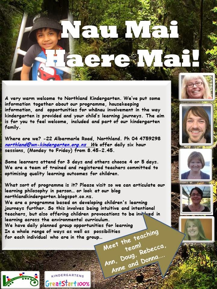 Northland Kindergarten : Induction brochure...the nitty gritty!