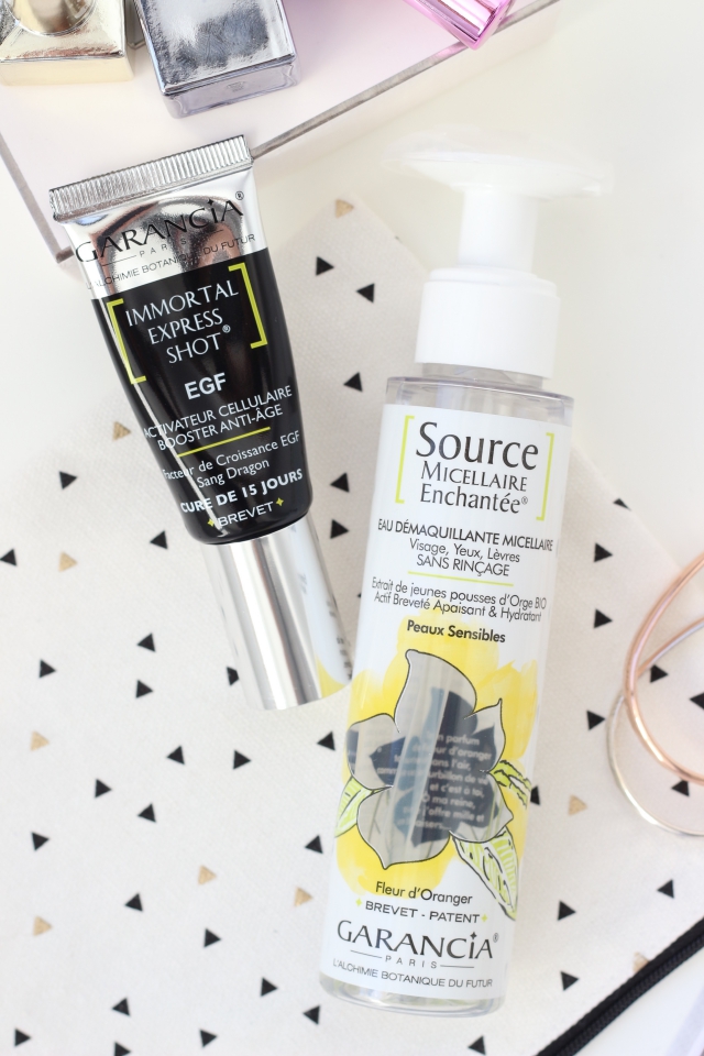Garancia Source Micellaire Enchantée & Immortal Express Shot EGF ...