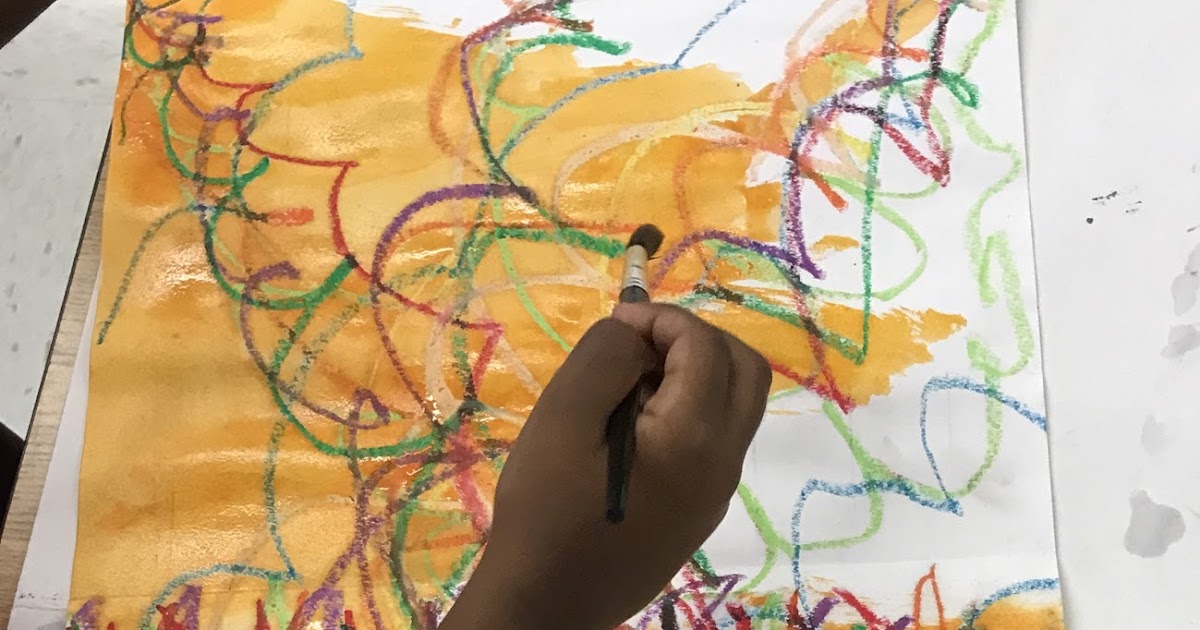 Harrington Art Class, Chelmsford: First Grade Line Exploration