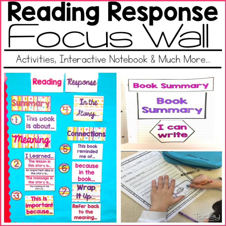 Focus Walls - Today in Second Grade