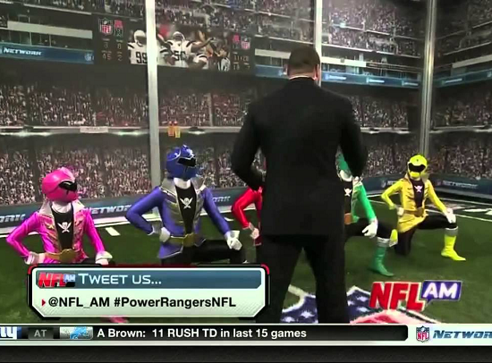 Power Rangers Super Megaforce no NFL AM