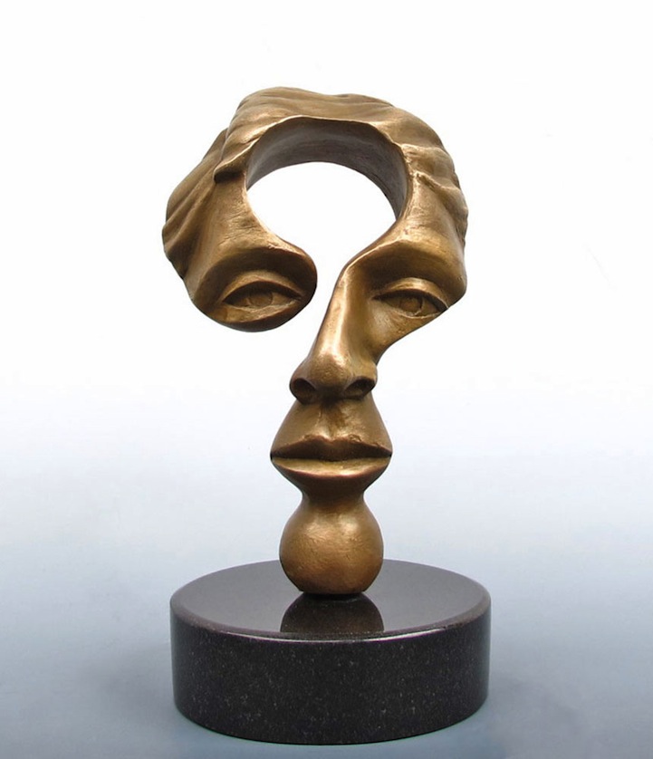 EXTREMELY DISTINCT BRONZE INFINITY SCULPTURE - twenty ranking