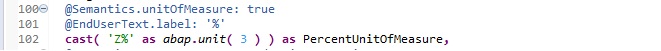 SAP ABAP Central: Presenting Percent Values in S/4 HANA Embedded ...