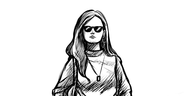 Dibujos y Sketches de Jane Lasso: Práctica de dibujo de ropa 1