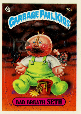 7 Grossly Valuable Garbage Pail Kids Cards From the '80s