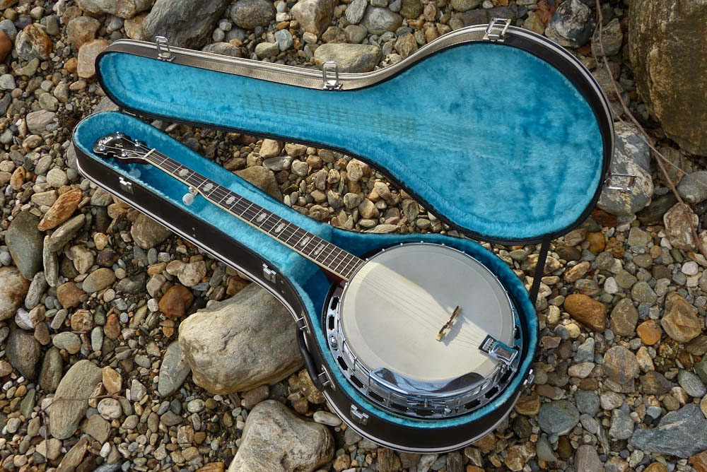 c.1975 Iida Model 227 Resonator 5-String Banjo