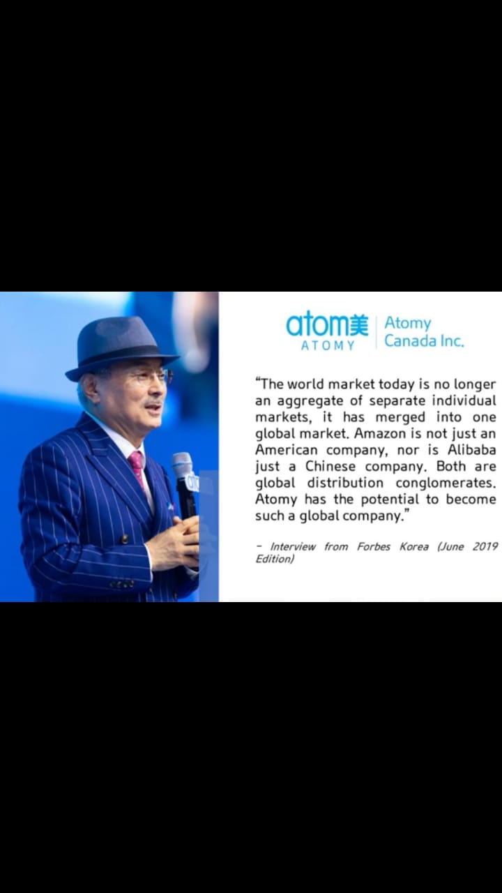 Atomy Ceo Mr. Han Gil Park , ki har Achievment Tasveero ki zaban se ...