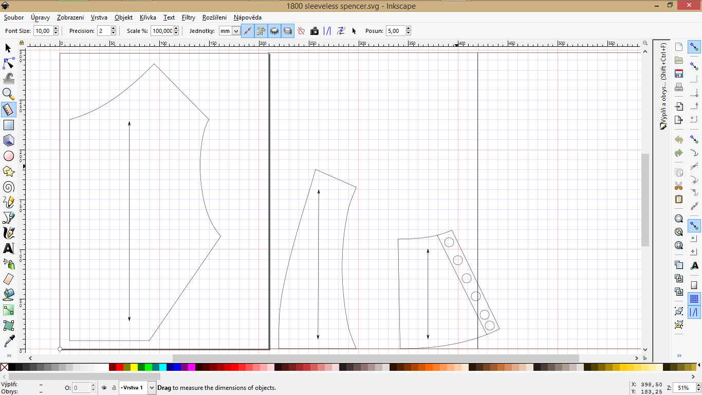 Marmota's Dress Diaries: Drafting sewing patterns in Inkscape: Setting up your grid