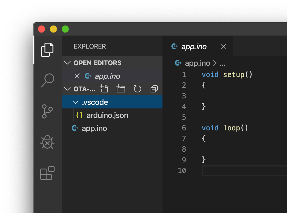 Visual Studio Code for Arduino - OTA Programming