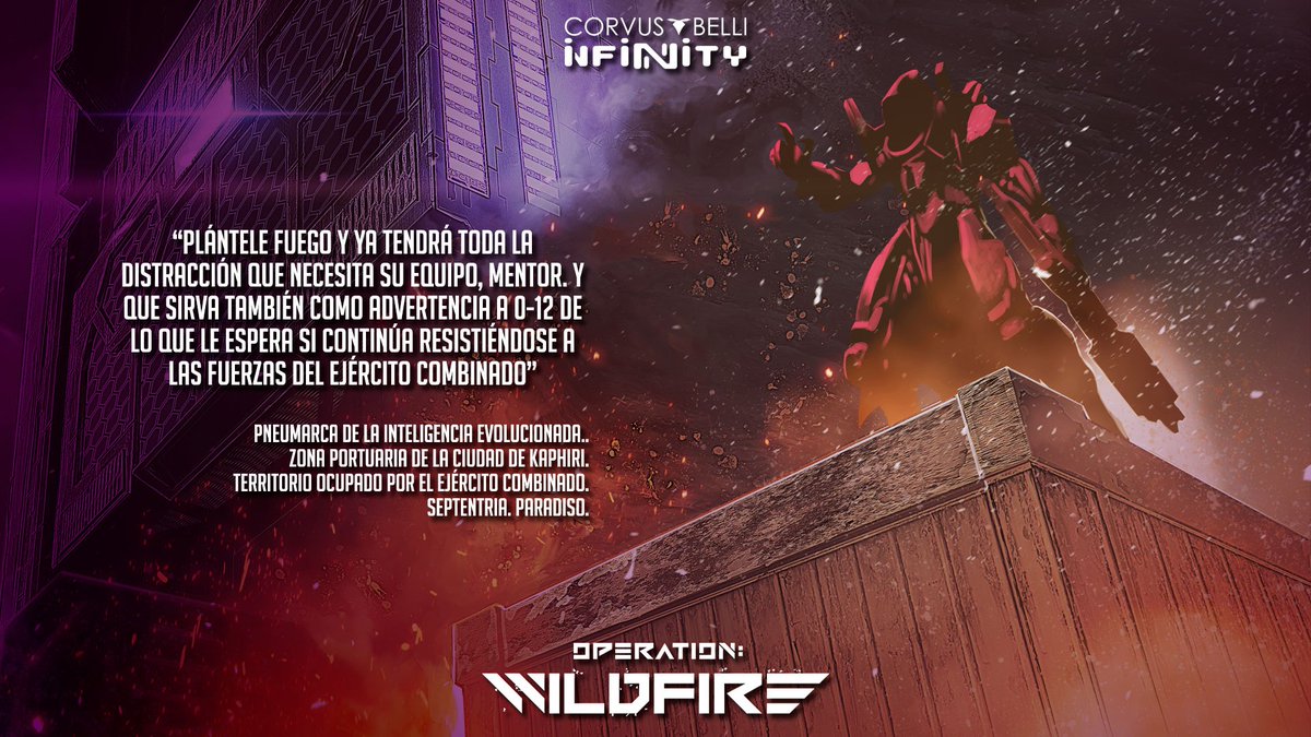El Descanso del Escriba: Operation: Wildfire en el horizonte (Infinity)
