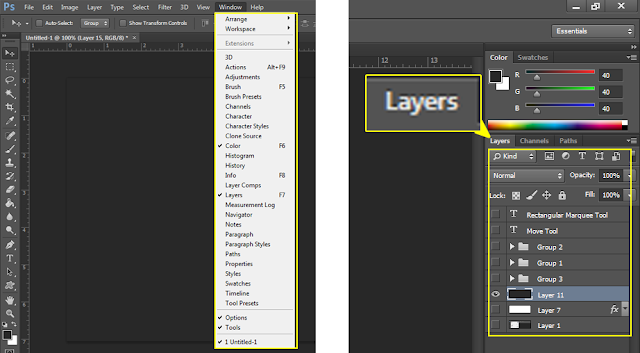 Mengenal User Interface Adobe Photoshop Untuk Pemula