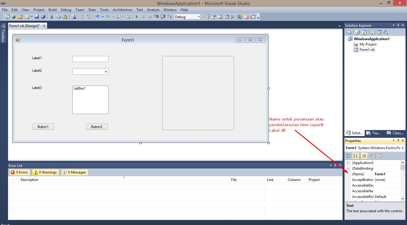 Mengenal Bahasa VB.Net melalui Visual Studio 2010 | Blog Tips & Trik