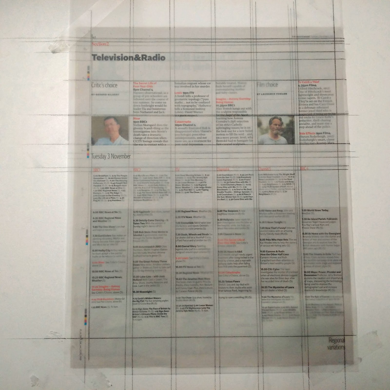 Studio Practice: Grid Systems in The Independent newspaper (work in ...