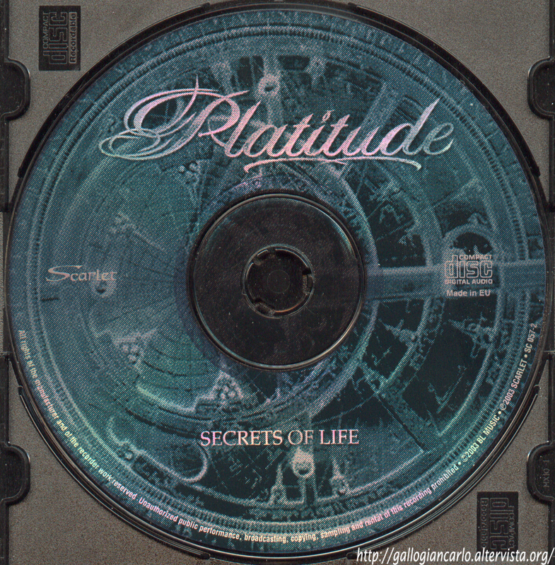 Platitude – "Secrets Of Life" Cd EAN 8025044005721 – – Fotografie ed ...