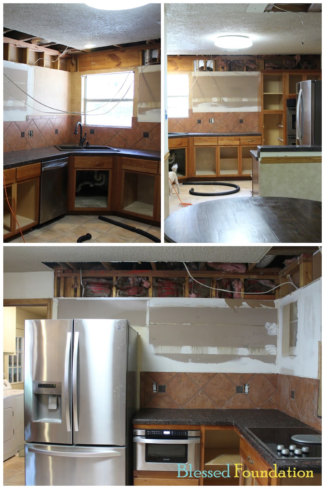 Blessed Foundation: Post 34: Kitchen Demolition -- Furdowns