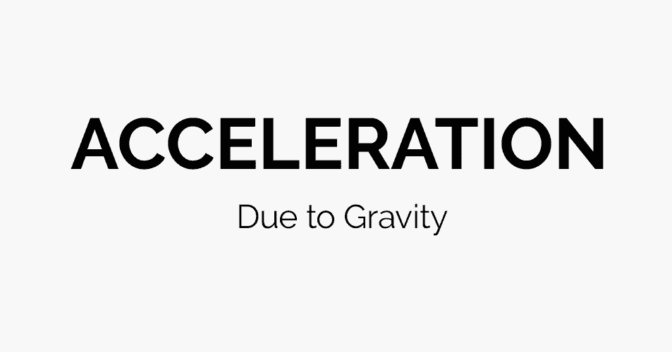 Acceleration due to Gravity - Formula, Definition, Unit