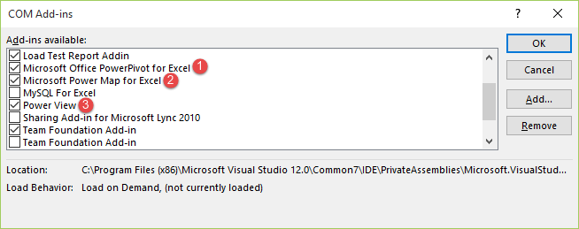 UrBizEdge Blog: How To Enable The Power BI Add-Ins in Excel 2013 and ...