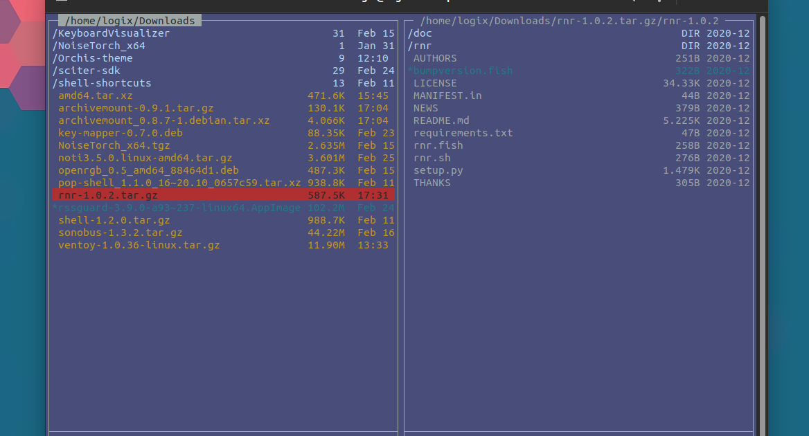 RNR Is A Terminal File Manager That Combines Features From Midnight ...