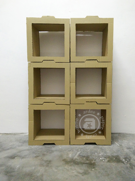 Modular Cardboard Shelves [Template] | ardee's creation