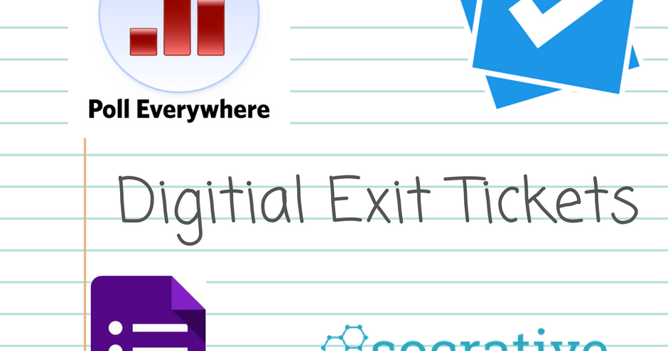 The Tech Savvy Science Teacher: Digital Exit Tickets