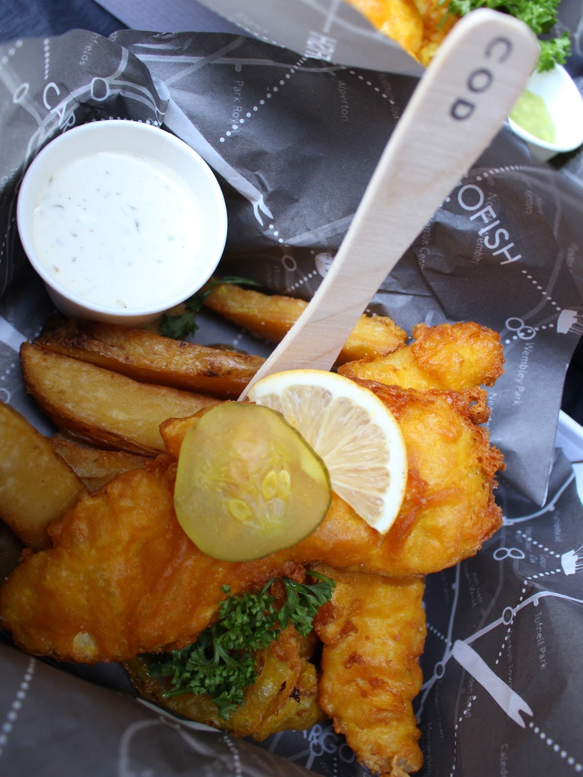 Great Fish and Chips at Cargofish - Gastronomida