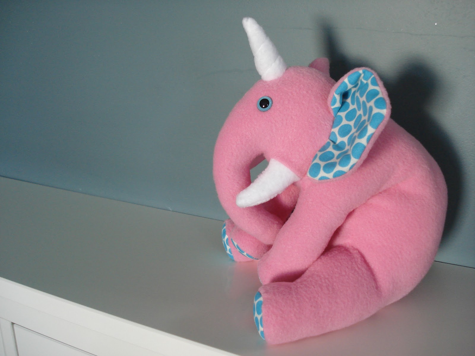 Fleece Menagerie: Elecorn/ Uniphant ?? in pink (SOLD)